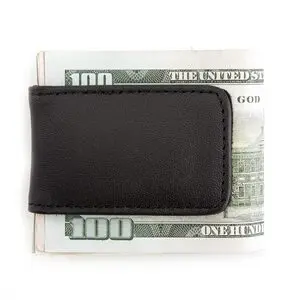 ROYCE NEW YORK Magnetic Money Clip - Black