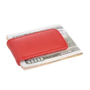 ROYCE NEW YORK Magnetic Money Clip - Red