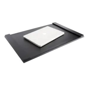 ROYCE NEW YORK 27" X 18" Leather Desk Blotter - Black