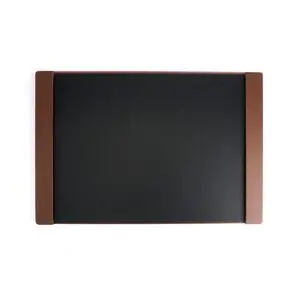 ROYCE NEW YORK 27" X 18" Leather Desk Blotter - Tan
