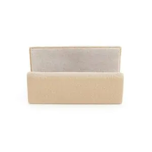 ROYCE NEW YORK Business Card Display Holder - Taupe