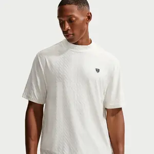 Nike Tartan Mock Neck Dri-fit Golf Top