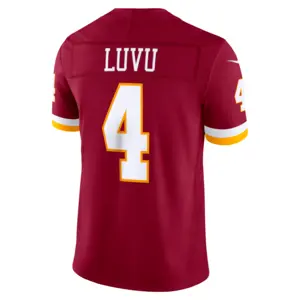 Nike Frankie "luvu" Washington Commanders Dri-fit Nfl Stitched Limited Jersey - Red