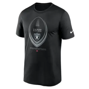 Nike Las Vegas Raiders Legend Icon Dri-fit Nfl T-shirt - Black