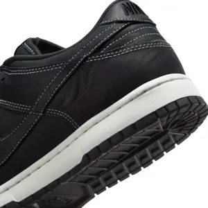 Nike Dunk Low Premium Leather Sneakers - Black