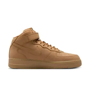 Nike Force 1 Mid Flax Shoes - Brown