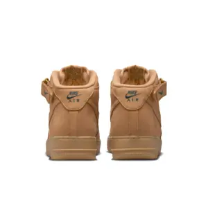Nike Force 1 Mid Flax Shoes - Brown