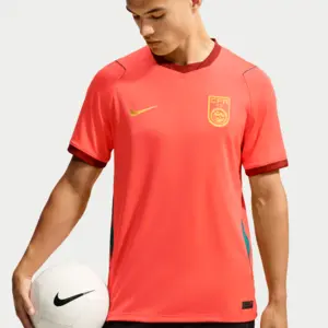 Nike China 2026 Stadium Home Dri-fit Soccer Replica Jersey - Red
