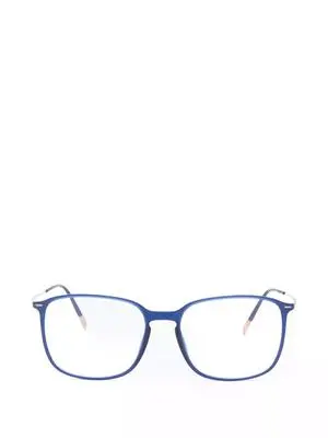 SILHOUETTE Square-frame Eyeglasses - Blue
