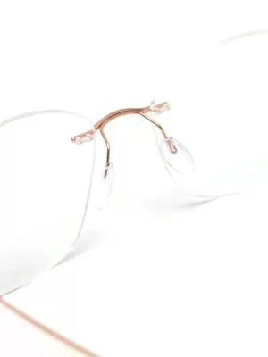 SILHOUETTE Rimless Geometric-frame Glasses - Pink