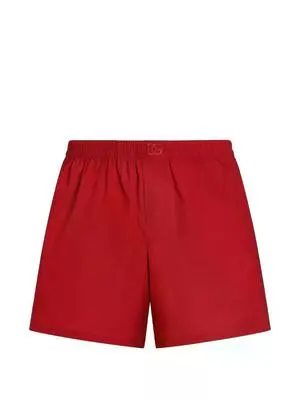 Dolce & Gabbana Cotton Poplin Boxers - Red