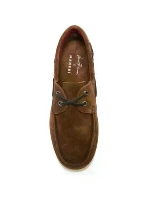 Manebí X Luca Rubinacci Boat Shoes - Brown