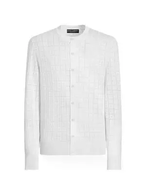Dolce & Gabbana Embroidered Silk Broderie Anglaise Cardigan