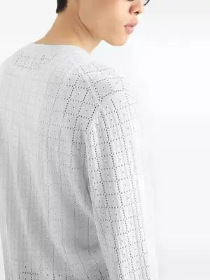 Dolce & Gabbana Embroidered Silk Broderie Anglaise Cardigan