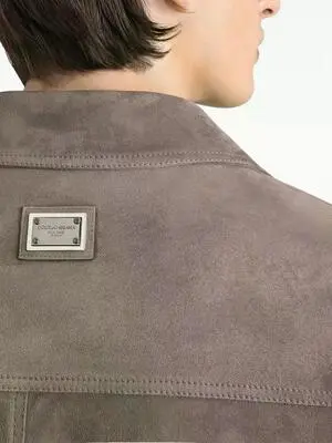 Dolce & Gabbana Suede Jacket - Grey