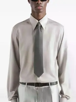 Dolce & Gabbana Satin Jacquard Neck Tie