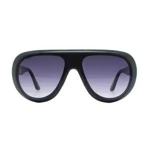 REALITY EYEWEAR Reality Eyewear El Royale Onyx Aviator Sunglasses Black