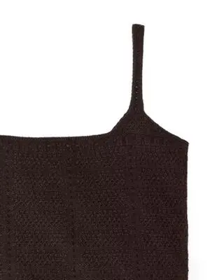 A PAPER KID Studded Knitted Top