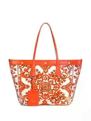 Dolce & Gabbana Atene Shopping Bag - Orange