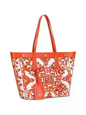 Dolce & Gabbana Atene Shopping Bag - Orange