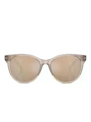 Armani Exchange Round Frame Sunglasses - Brown