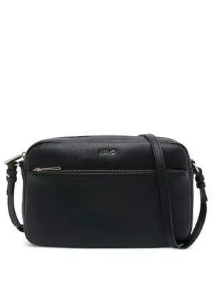 Liu Jo Logo Plaque Shoulder Bag - Black
