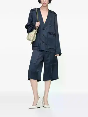 MAISON MARGIELA V-neck Jacket - Blue