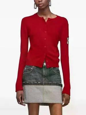 Marc Jacobs Embroidered Appliqué Cardigan