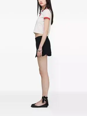 Marc Jacobs Daisy Embroidered Mini Skirt