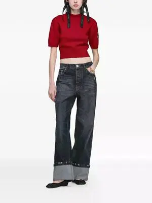 Marc Jacobs Cropped Mock Neck Sweater