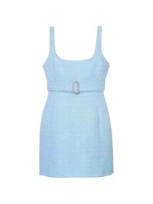 Marc Jacobs Belted Tweed Dress