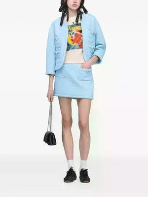 Marc Jacobs Pop J Tweed Cropped Jacket