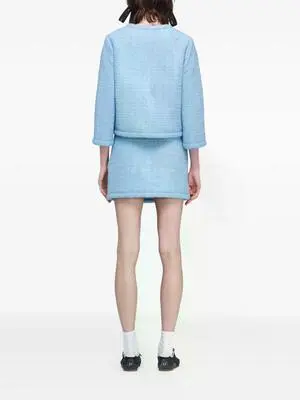 Marc Jacobs Pop J Tweed Cropped Jacket