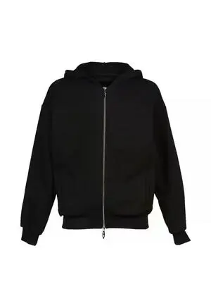 JUN/NAKAYAMA Logo Embroidered Zip-up Hoodie