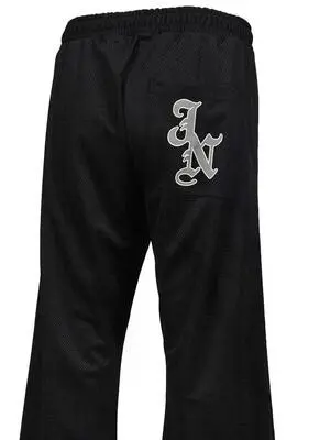 JUN/NAKAYAMA Mesh Logo-patch Track Pants