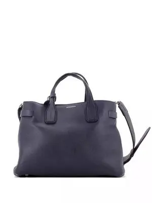 Burberry Banner Leather Medium Tote Bag