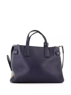 Burberry Banner Leather Medium Tote Bag