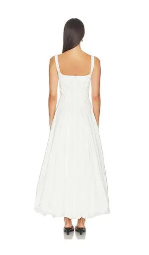 Simkhai Cotton Bubble Midi Dress - White