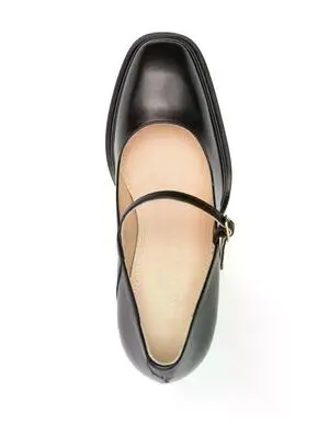 SOULIERS MARTINEZ Casilda 105mm Leather Pumps