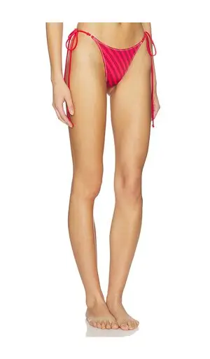 Frankies Bikinis X Jennie Mackenzie Satin Bikini Bottom