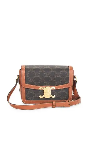 Undefined Celine Triomphe Teen Claude Shoulder Bag - Brown
