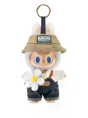 POP MART Labubu Monsters Fall In Wild Keyring - White