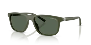 Armani Exchange Rectangle Full Rim Sunglasses - Vert Mat