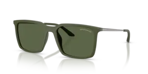 Armani Exchange Square Frame Sunglasses - Vert Mat