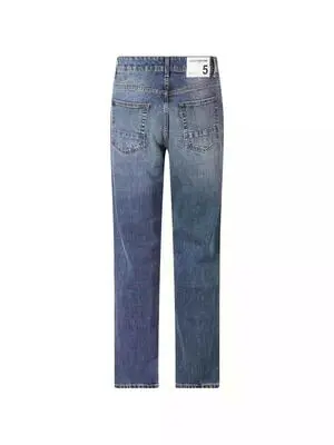 DEPARTMENT 5 Faded Effect Straight-leg Jeans - Blue