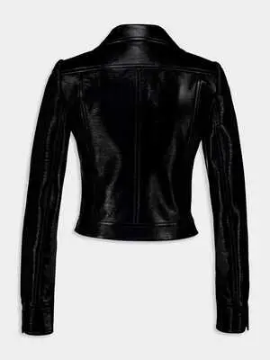 COURREGES Re-edition Vinyl Jacket - Black