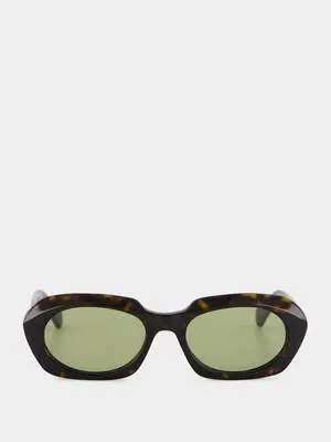 RETROSUPERFUTURE Epoca Oval Sunglasses - Brown