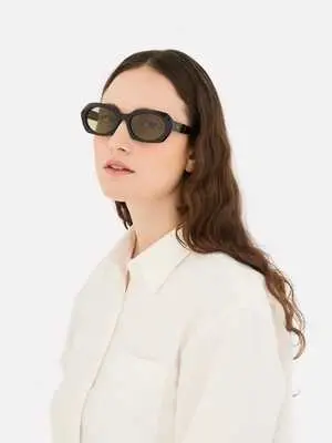 RETROSUPERFUTURE Epoca Oval Sunglasses - Brown