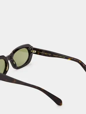 RETROSUPERFUTURE Epoca Oval Sunglasses - Brown