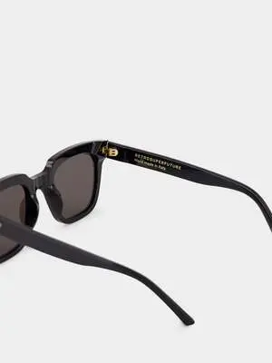 RETROSUPERFUTURE Giusto Square Acetate Sunglasses - Black